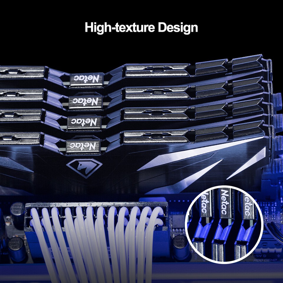 Netac DDR4 16GB(2x8GB) DDR4 DRAM 3200MHz UDIMM Desktop Internal Memory ...