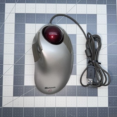 Microsoft Trackball Explorer 1.0 Mouse PS2/USB Compatible X08-70390 ...