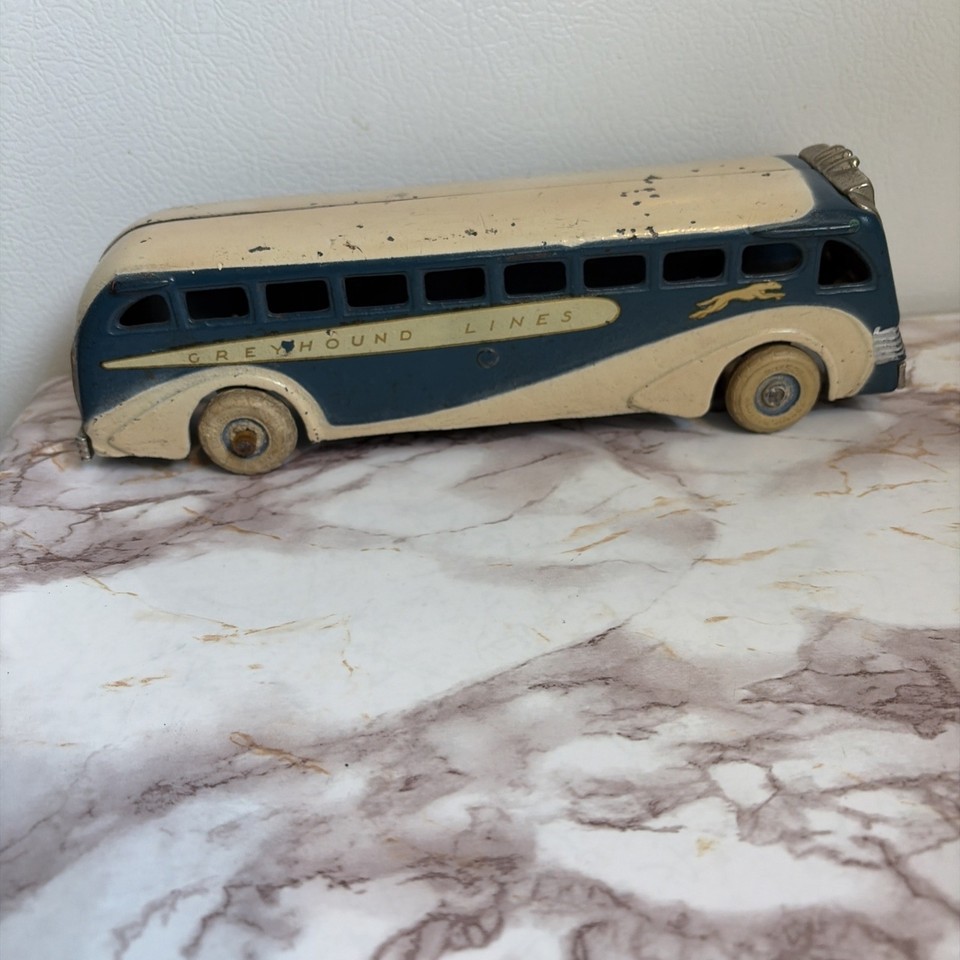 RARE Arcade Cast Iron Bus 9” Greyhound Lines #488. #51 | eBay