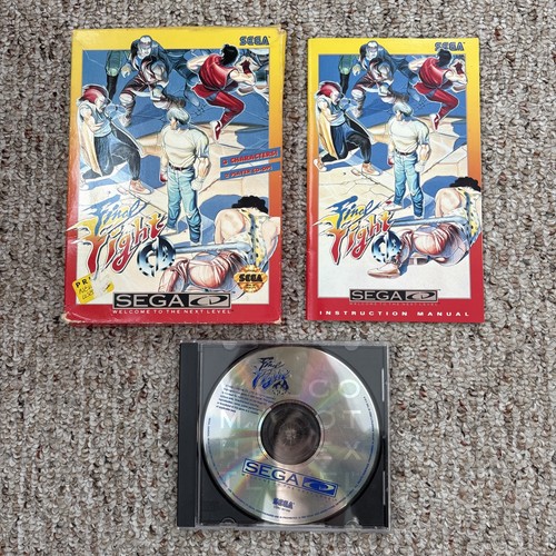 Final Fight CD (Sega CD, 1993) Complete with Box Manual & Registration ...