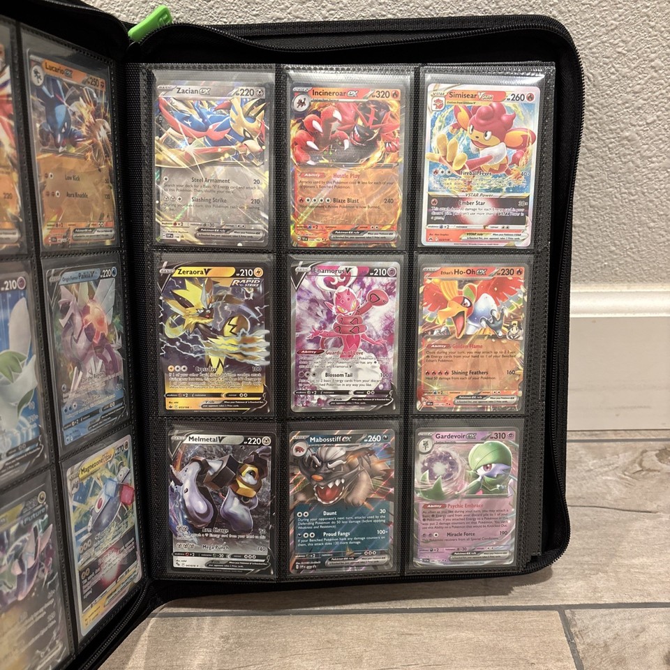 Pokemon Card Binder Collection Lot Charizard ex, Mewtwo ex, V And Ex ...