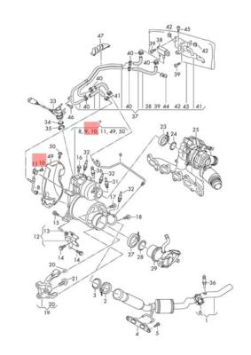 Genuine VW/Audi SKODA SEAT Oval Hexagon Socket Head Bolt 10pcs ...