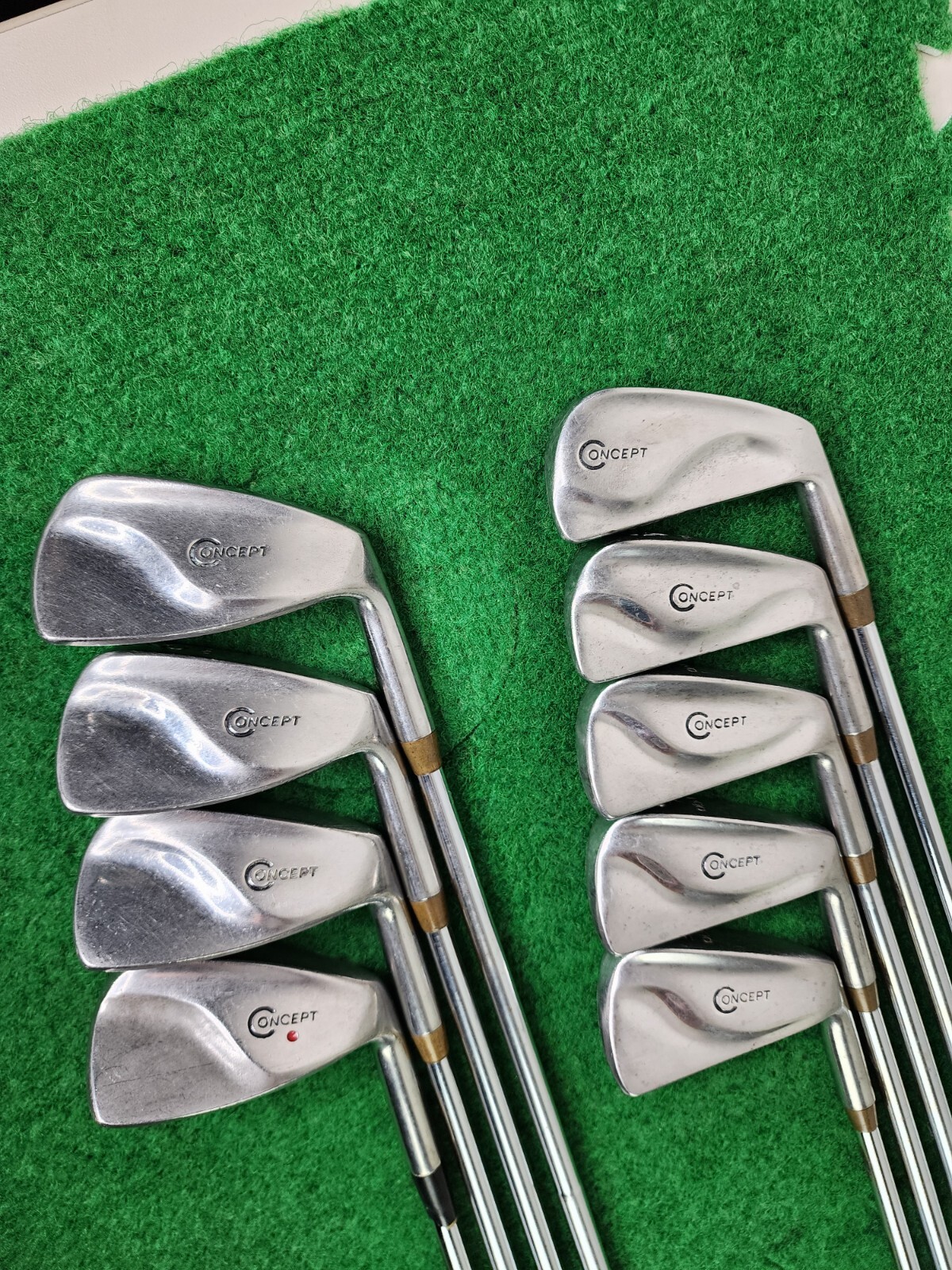 PGA Concept Iron Set 3-9 PW SW True Temper Regular Flex Steel Shafts RH ...
