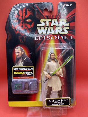 Hasbro Qui-Gon Jinn The Episode 1 Collection Star Wars Action Figure ...