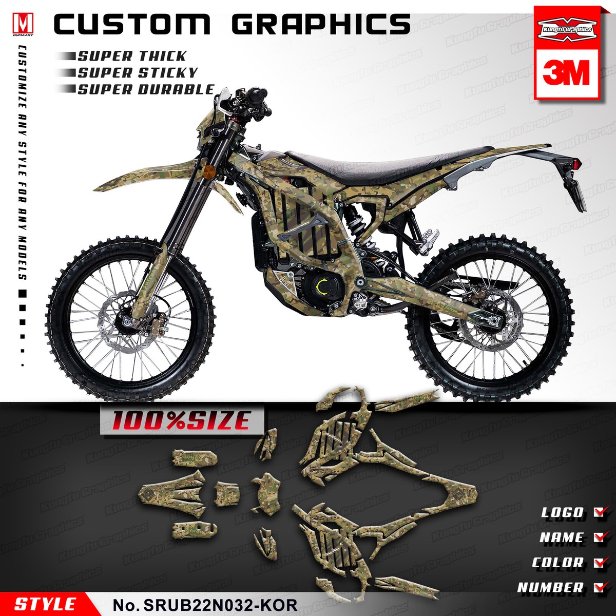 Skull Graphics Kits For Dirt Bikes