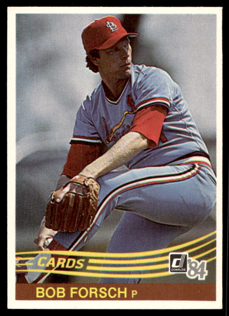 1984 Donruss 168 Bob Forsch St. Louis Cardinals Baseball Card | eBay