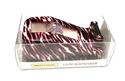 PRETTY TOOLS Tape Dispenser Zebra Print Safari Design | eBay