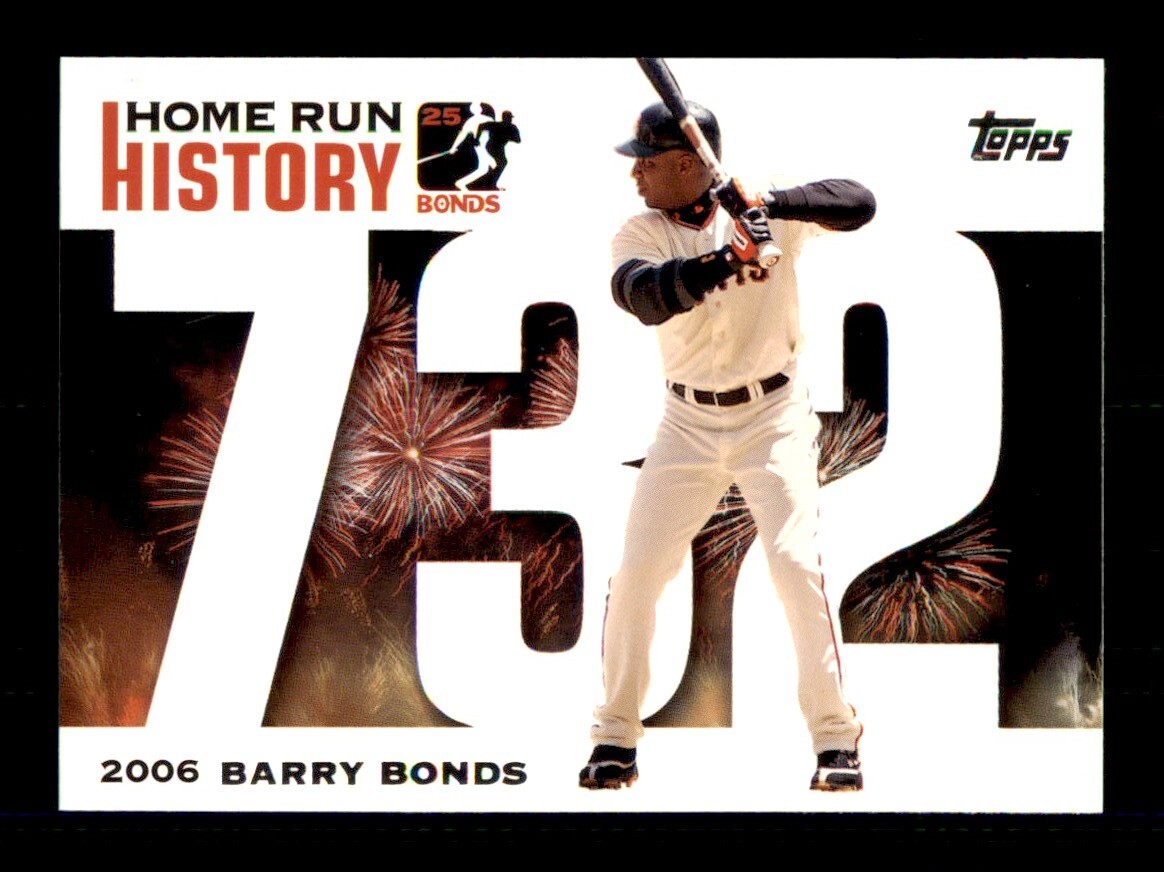 2006 Topps Barry Bonds Home Run History #732 Barry Bonds | eBay