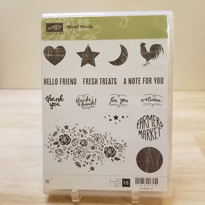 Stampin’ Up! Wood Words Stamp Set | eBay