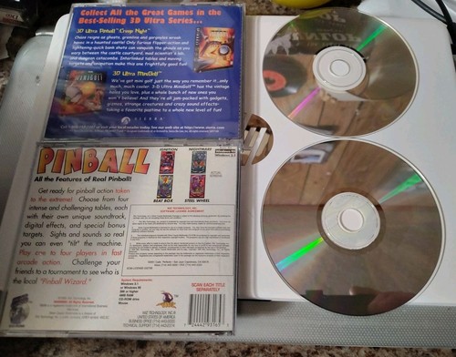 Ultra 3-D Pinball The Lost Continent Sierra 1997 vintage computer game ...