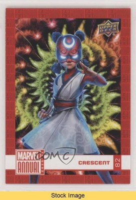 2020-21 Upper Deck Marvel Annual Fractal Crescent #82 READ 0qr0 | eBay