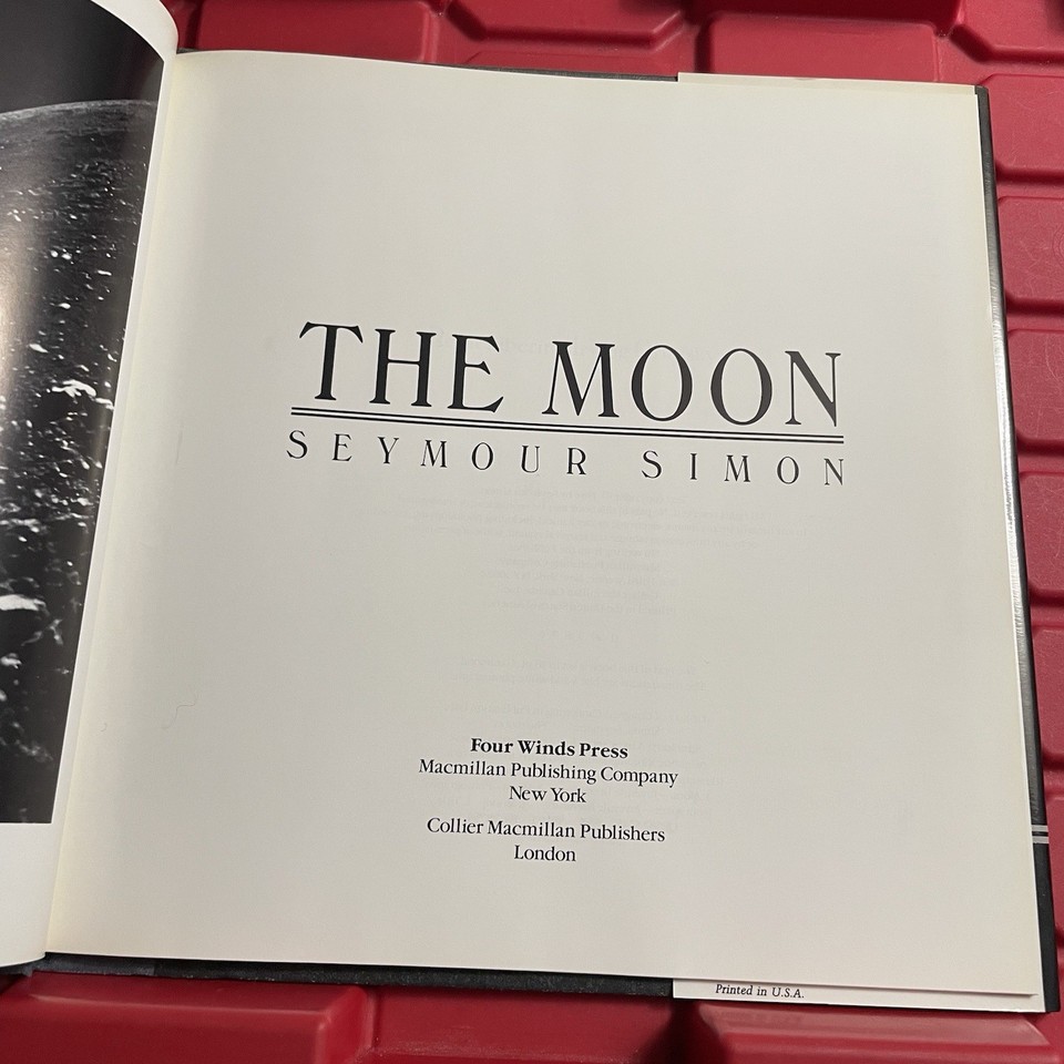 The Moon Seymour Simon Signed Author Visit Copy Pre Owned Vintage 1984 ...