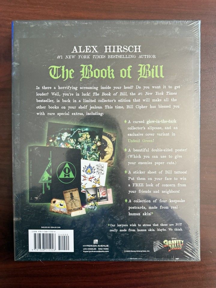 THE BOOK OF BILL GREEN ALEX HIRSCH SIGNED AUTOGRAPH B&N EXCLUSIVE | eBay