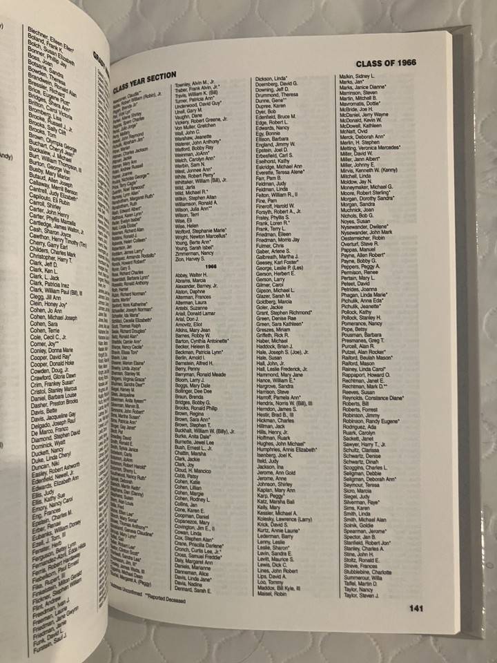 Henry W. Grady High School, Atlanta, Georgia Alumni Directory 1947-2001 ...