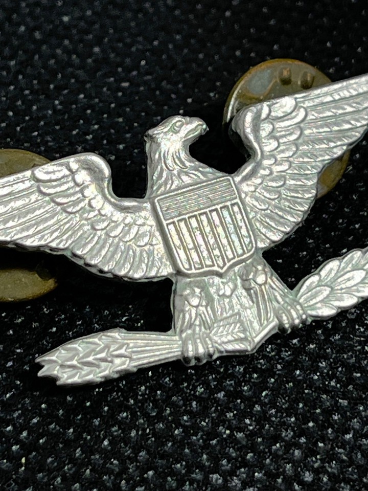 WWII Sterling Silver US Army Colonel Rank Insignia N.S. Meyer NY ...