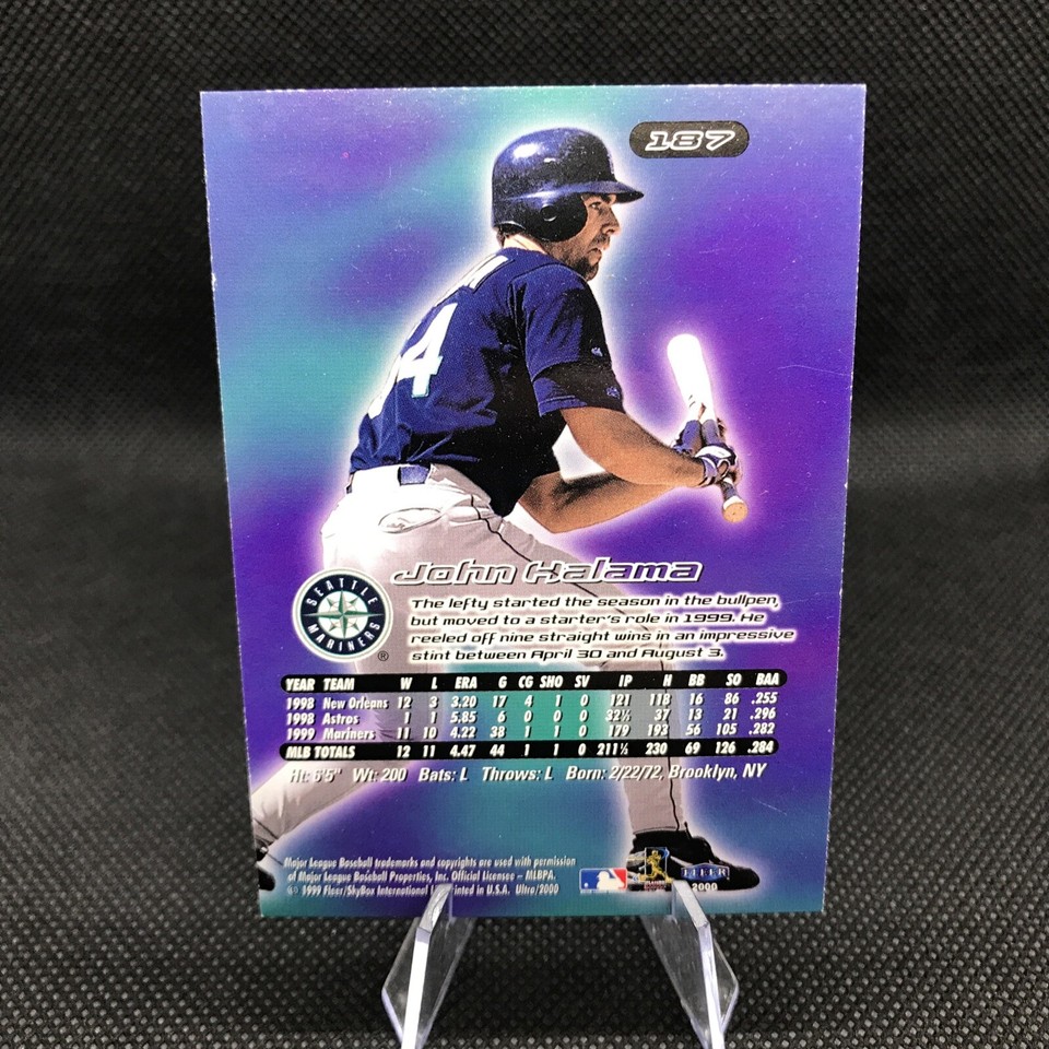 2000 Ultra John Halama Seattle Mariners #187 | eBay