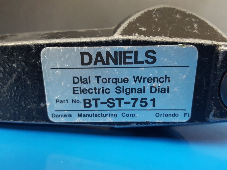 Daniels BT-ST-751: Dial Torque Wrench Electric Signal Dial (1) | eBay