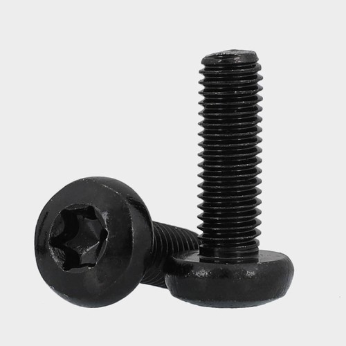 5/50pcs M2-M8 Black Stainless Steel Six-lobe Torx Pan Round Head Screw ...