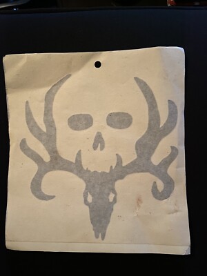 Bone Collector Black Vinyl Decal Sticker 6” x 6” | eBay