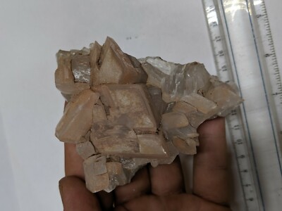 Big Pink Calcite Crystal Cluster Emerson GA Georgia Tate Mine Wow | eBay