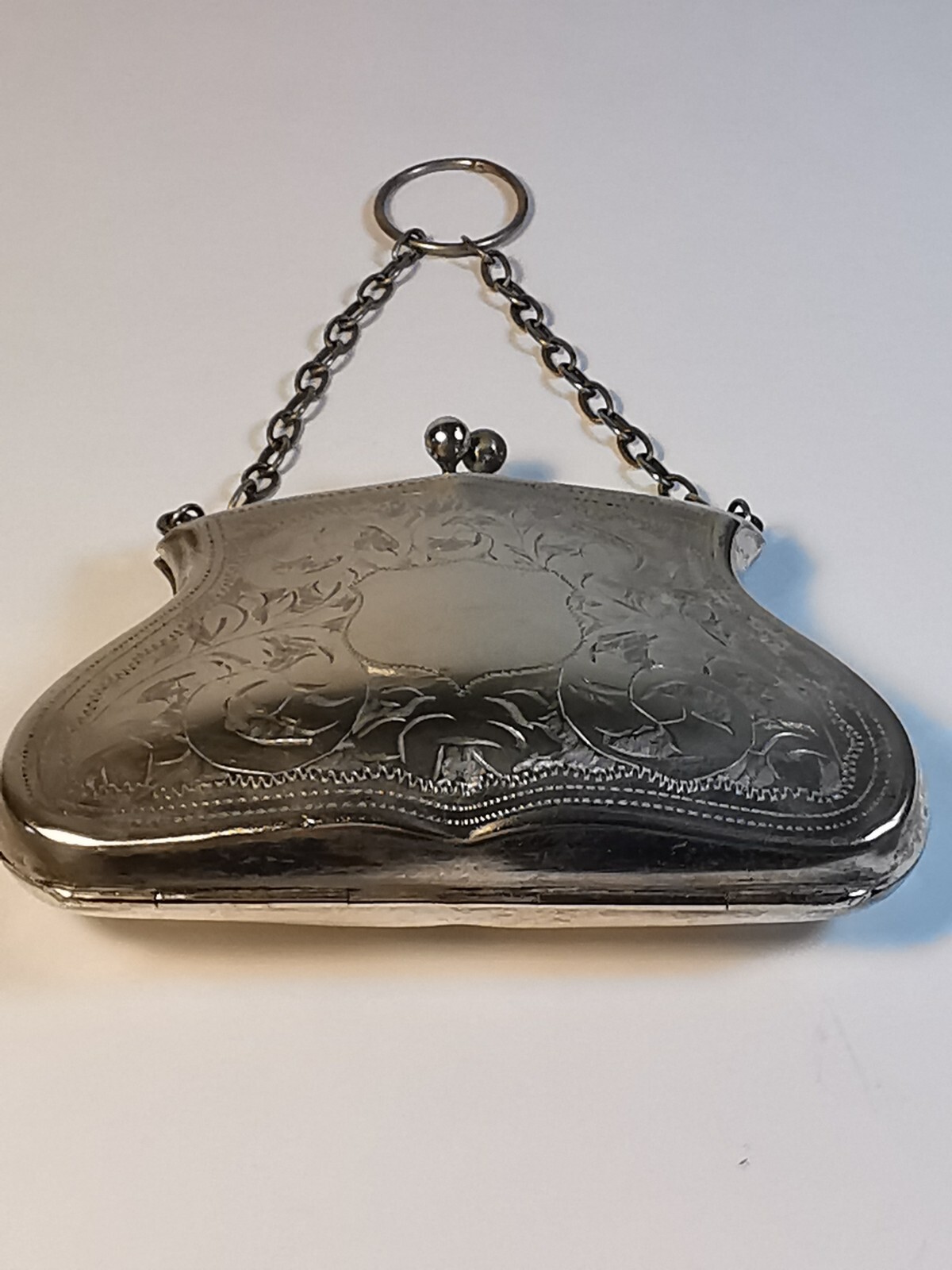 Vintage silver-plated small change purse / case | eBay