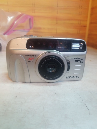 Minolta Action Zoom 60 Camera w/ four new 35mm films | eBay