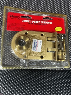 Guard Jimmy-proof lock new old stock Door Lock Vintage Fast Shipping | eBay