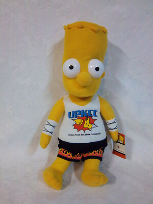 Bart Simpson UPKCC Ultimate Punch Kick Choke 15" Plush Soft Toy Stuffed ...