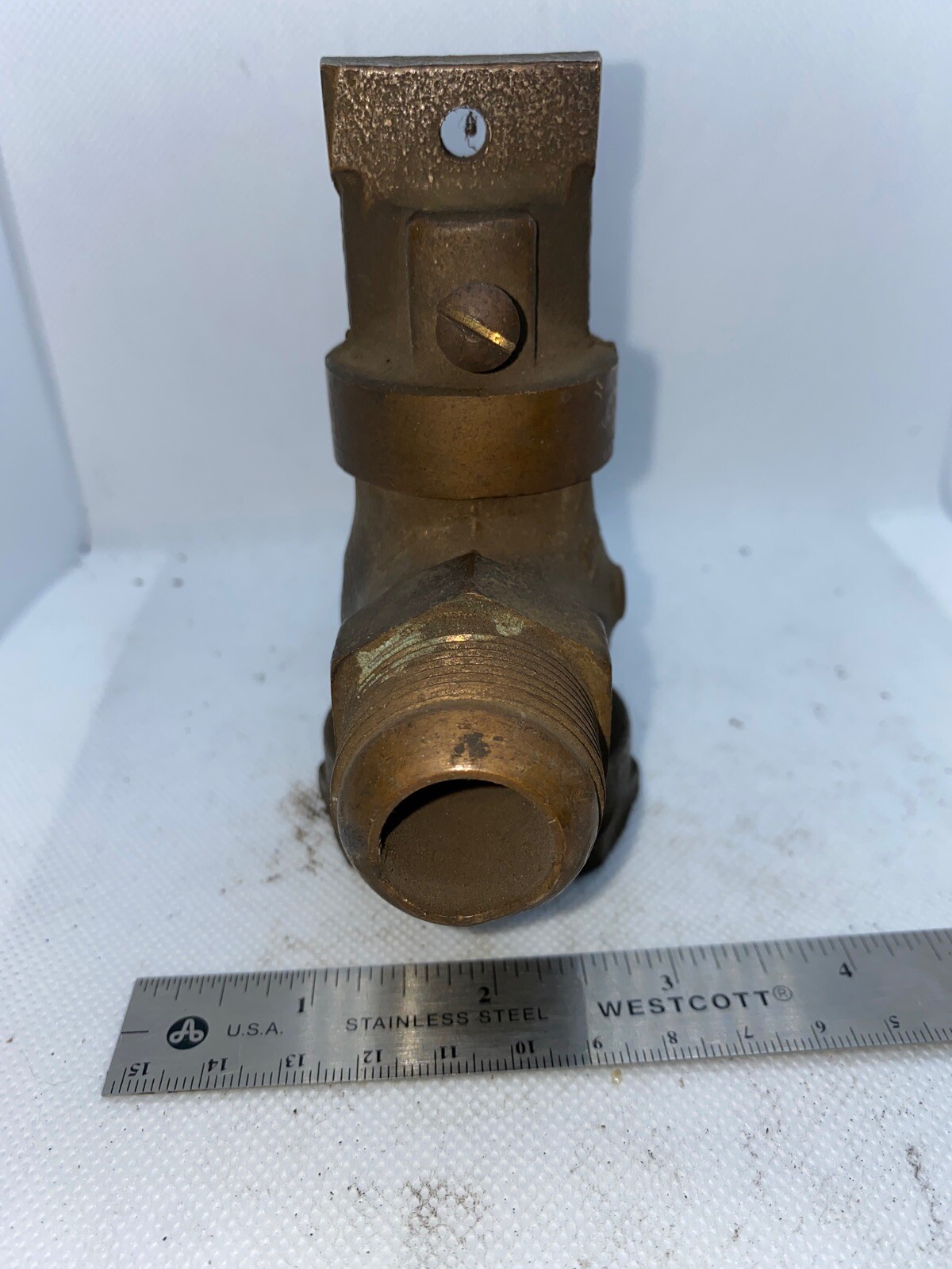 3/4 Mueller Curb Stop Valve Brass Hit Miss Gas Engine Vintage | eBay