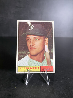1961 Topps - #2 Roger Maris - Good Centering, Creased Corner | eBay