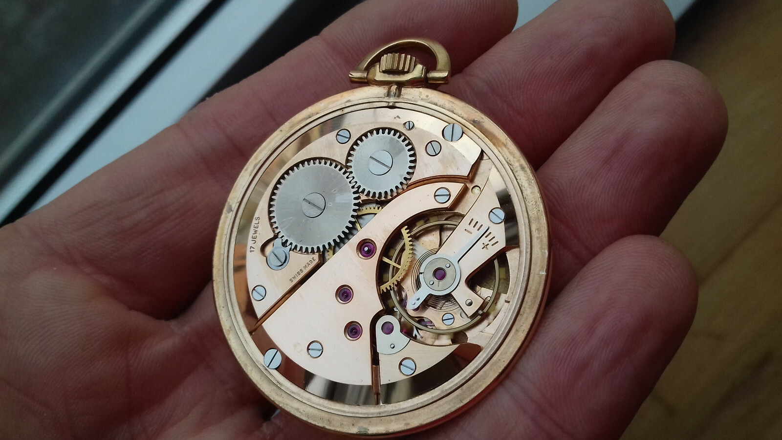 Contex 3 Star Gold Eta Hand-Winding Vintage Collection Nos Pocket Watch ...