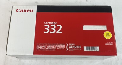 Genuine OEM Canon 332 YELLOW Toner Cartridge For LBP7780C | eBay