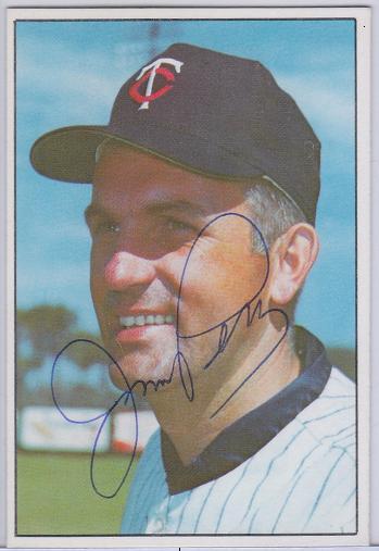 JIM PERRY Autographed Signed 1978 Frisz Greats Baseball card #17 ...