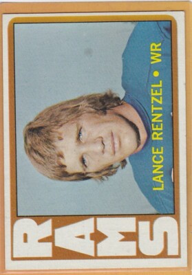 1972 TOPPS FOOTBALL LANCE RENTZEL #81 RAMS EX+ *99539 | eBay
