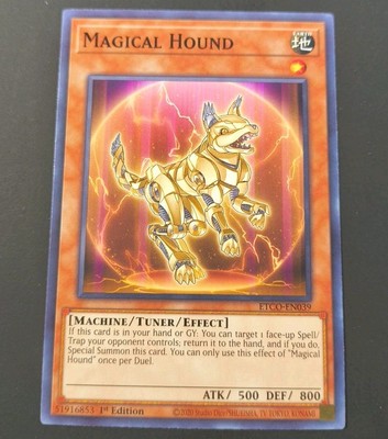Yu-Gi-Oh! Magical Hound Common Card ETCO-EN039 1st Edition NM | eBay