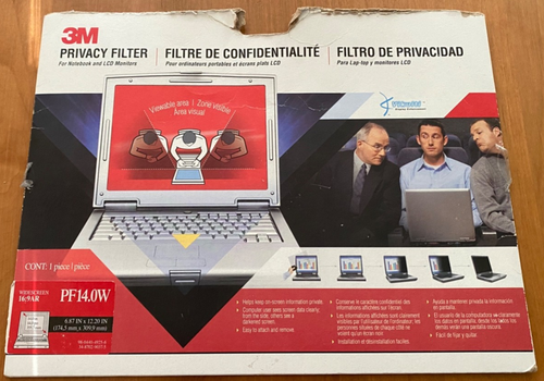 3m black privacy filter PF14.0W | eBay