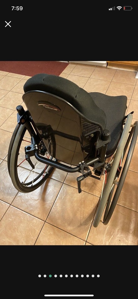 TiLite AeroZ Series Lightweight 14” X 16” Wheelchair W/24” Lightweight ...