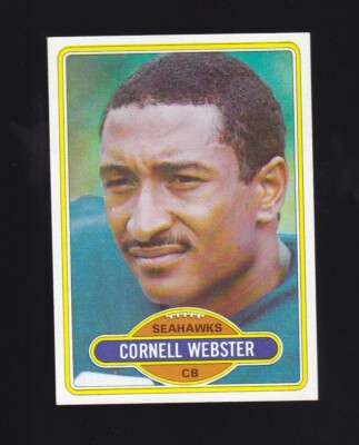 1980 Topps Cornell Webster #118 Seattle Seahawks | eBay