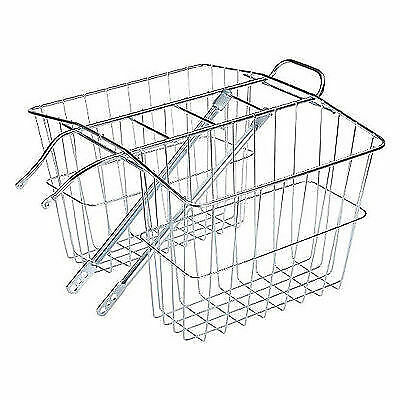 Bicycle Basket Wald 520 Rear Rack Twin Carrier With Mounting Hardware ...