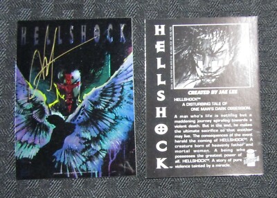 1994 HELLSHOCK Promo Card #1 by Jae Lee (Grade 9.5) Image SIGNED in ...