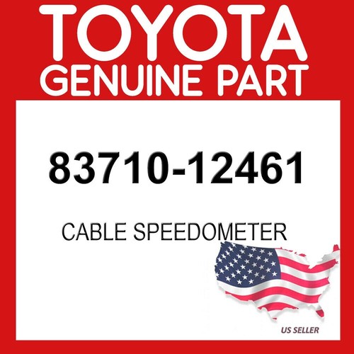 TOYOTA GENUINE 83710-12461 CABLE SPEEDOMETER OEM | eBay