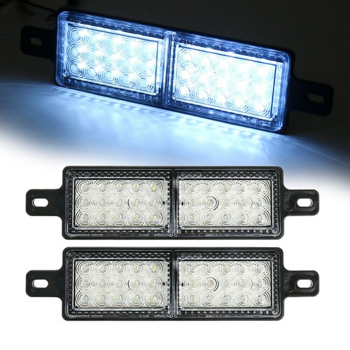 2x White 30 LED Front Indicator Park Lights TJM Bullbar Marker Lamp ARB ...