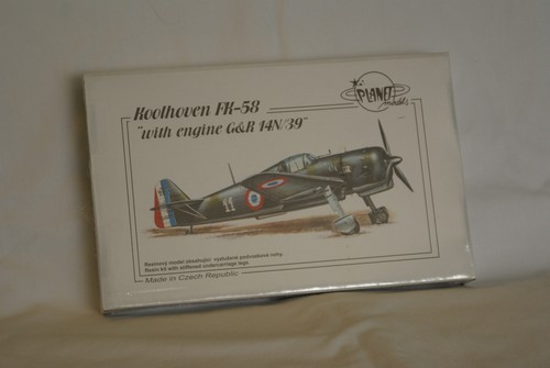 Planet Models Koolhoven FK-58 French WWII resin model kit 1/48 scale ...