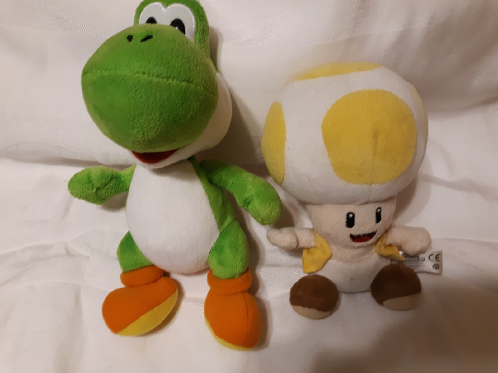 Lot 9 Super Mario Plush Stuffed Luigi Yoshi Koopa Troopa, Toads, 2 ...