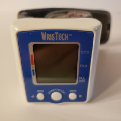 Wristech Digital Blood Pressure Monitor. Tested and Working. Batteries ...