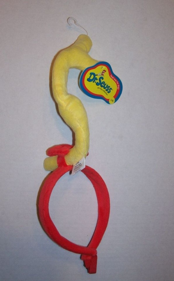 Dr. Seuss Dog Max Headband with Antler Horn How Grinch Stole Christmas ...