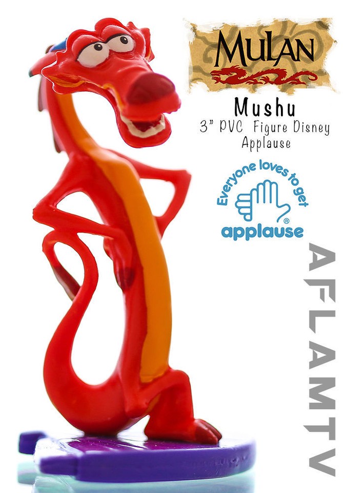 Mushu NEW Chinese Dragon Figural Cup 3D Mug Mulan Disney Rare Applause ...