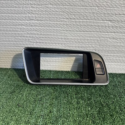 2009-2016 AUDI Q5 8R CENTER DASH DISPLAY TRIM BEZEL OEM | eBay