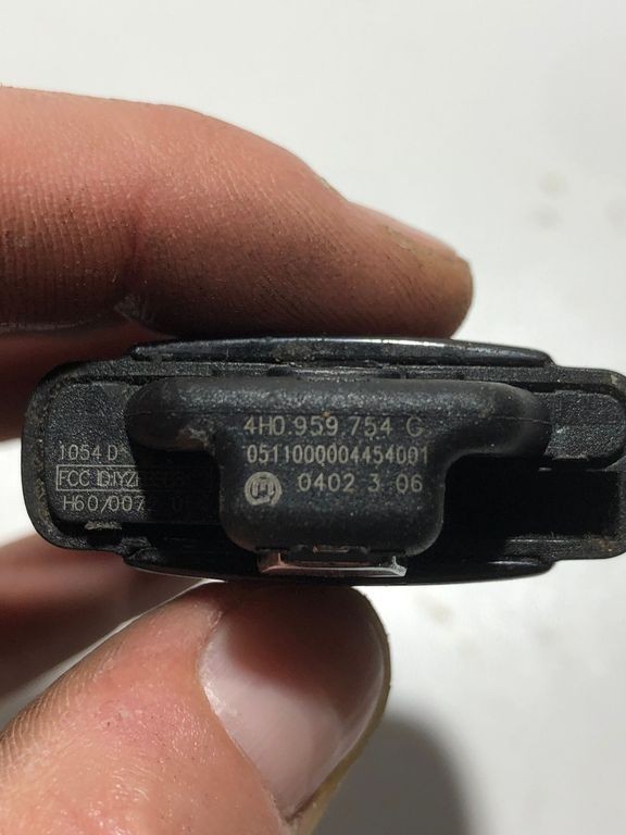 Audi A8 S8 D4 4H 2011 Ignition Key / Key Card 4H0959754G AFS37196 | eBay UK