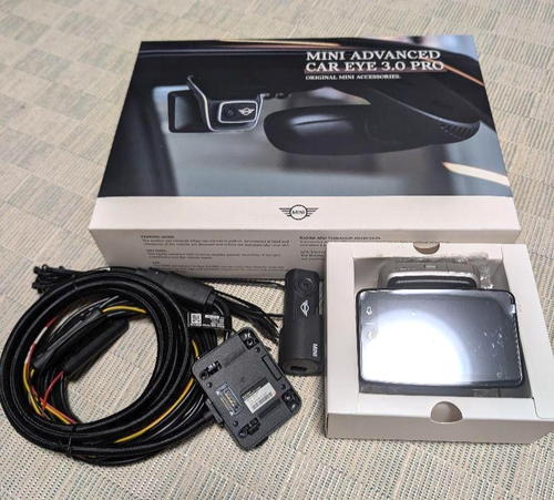 BMW MINI ADVANCED CAR EYE 3.0 PRO Dashcam Front and Rear Set Black ...